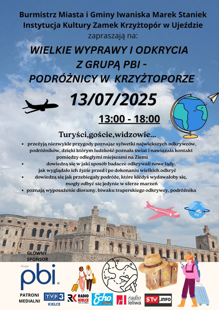 Wielkie wyprawy i odkrycia z Grupą PBI – podróżnicy w Krzyżtoporze